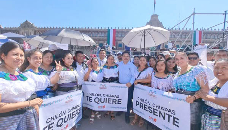 Chilón reafirma su respaldo a la presidenta Sheinbaum - Diario de Palenque