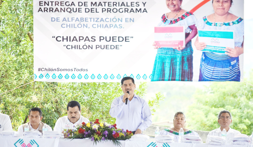 Arranca en Chilón programa de alfabetización - Diario de Palenque
